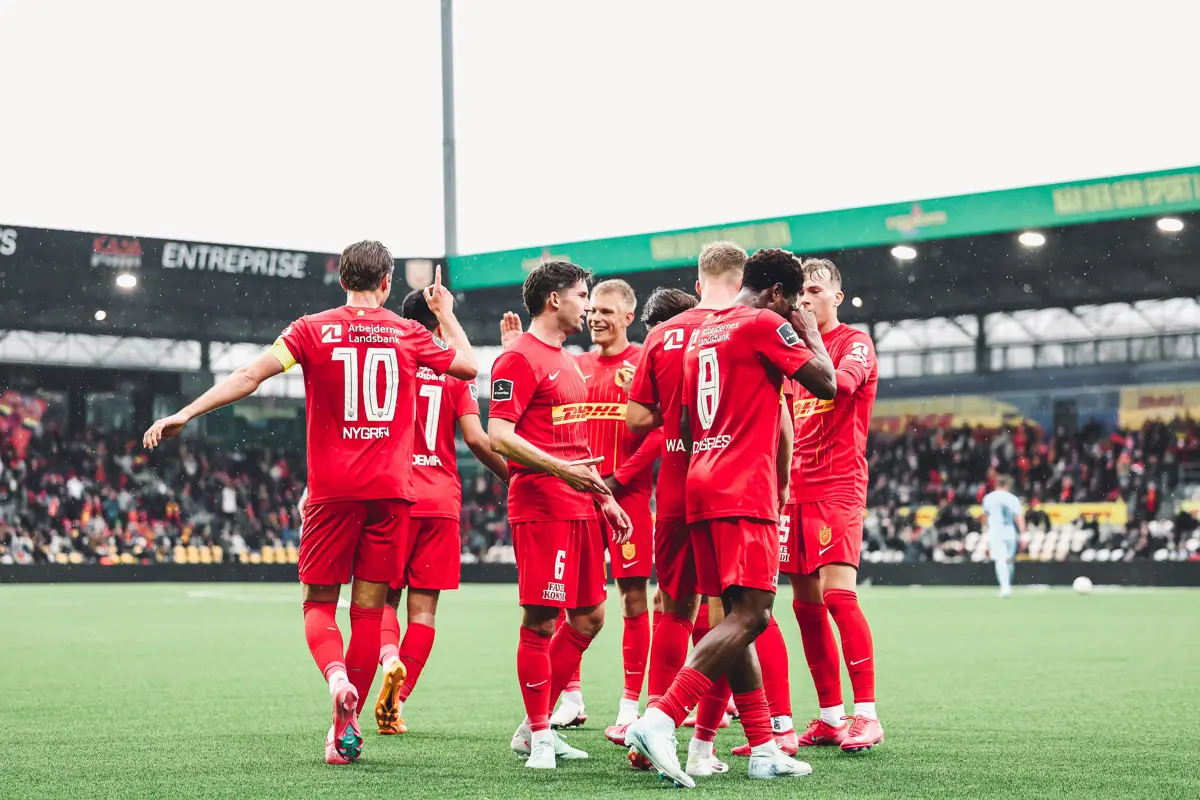 Startopstillingen mod FCM