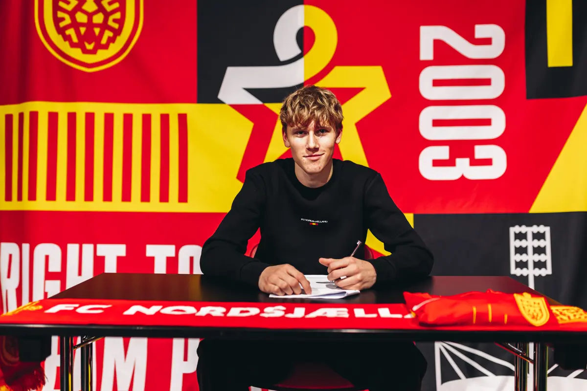 FC Nordsjælland skriver kontrakt med Magnus Rasmussen