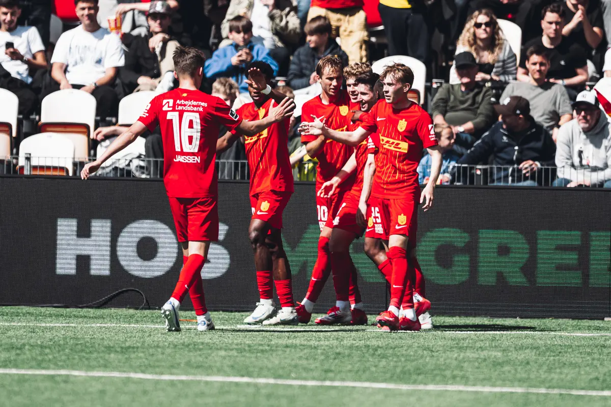 Her er vores startopstilling mod AGF