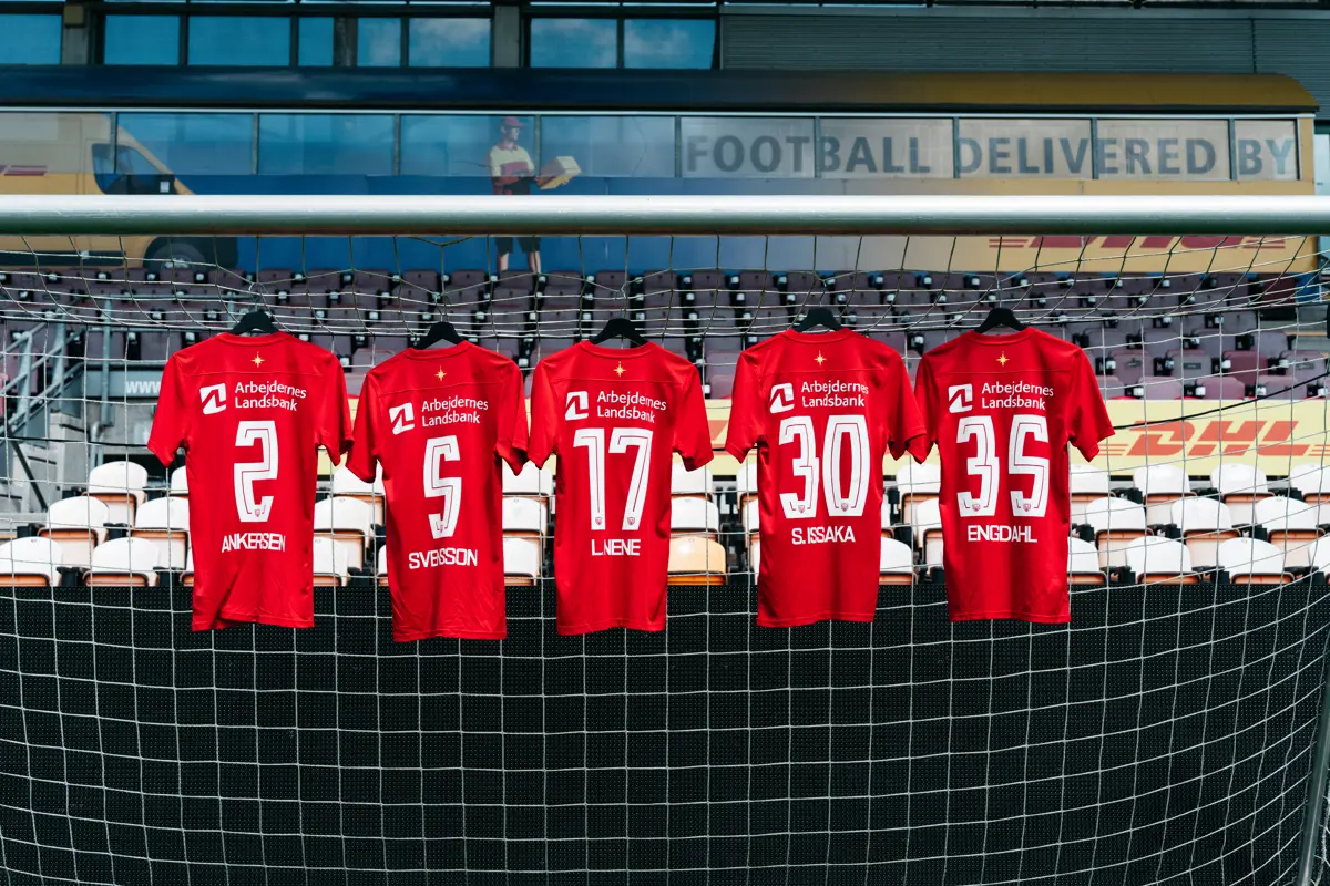 Superliga-truppens rygnumre for den kommende sæson